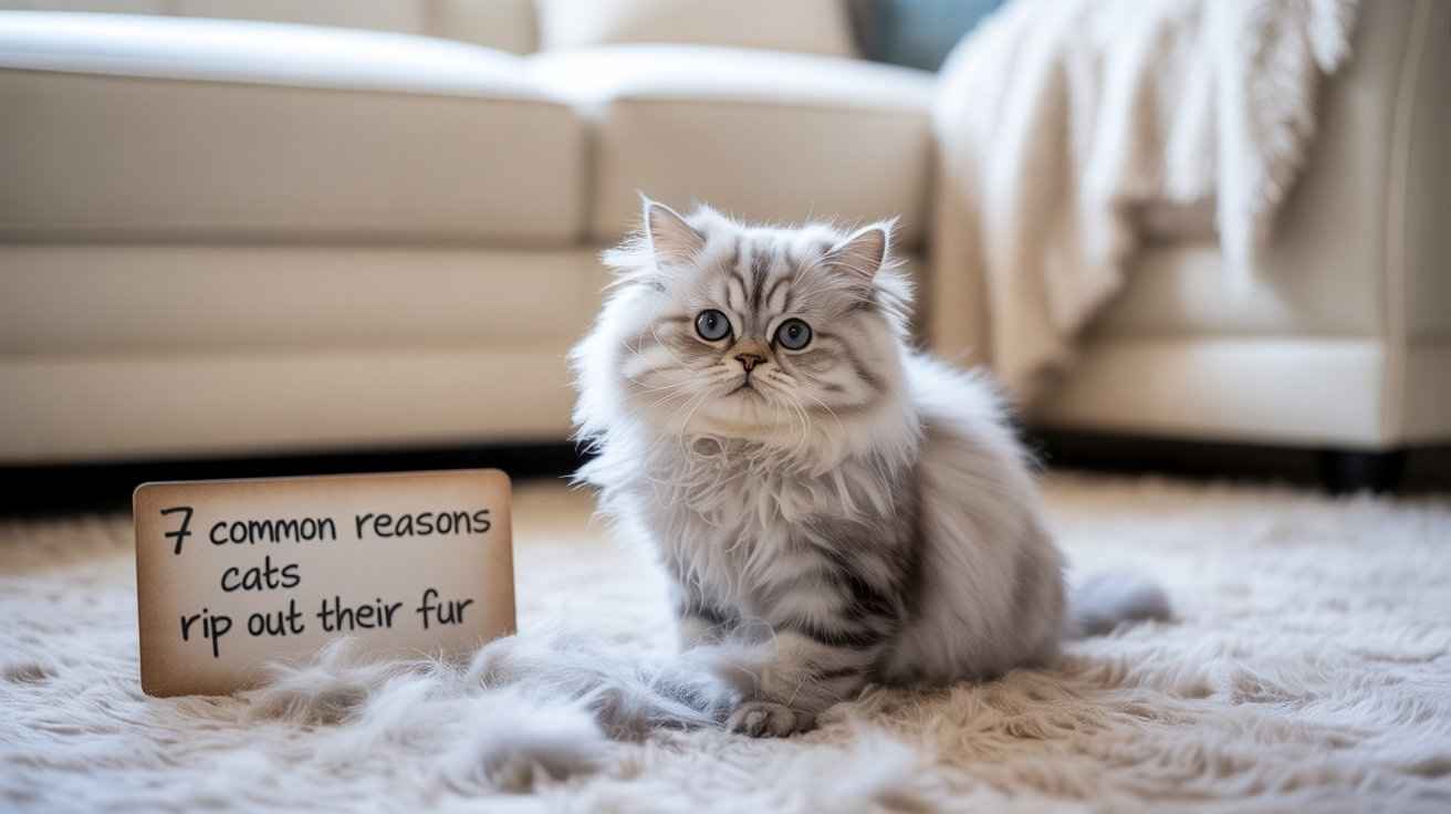 Why do cats rip out their fur? 7 Common Reasons