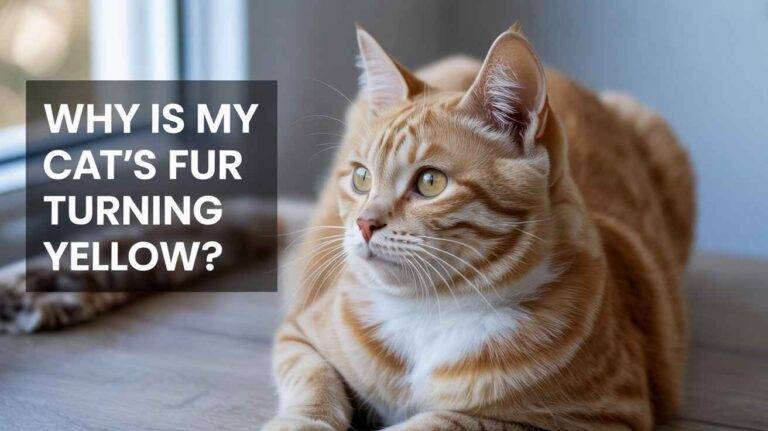 Why is my Cat's fur turning yellow? 8 Main Reasons